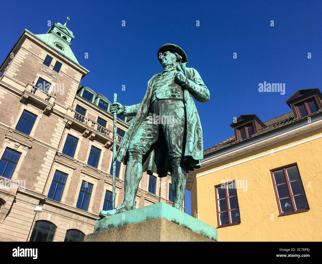 The historic statue of Frans Suell in Malmö Sweden Stock Photo - Alamy