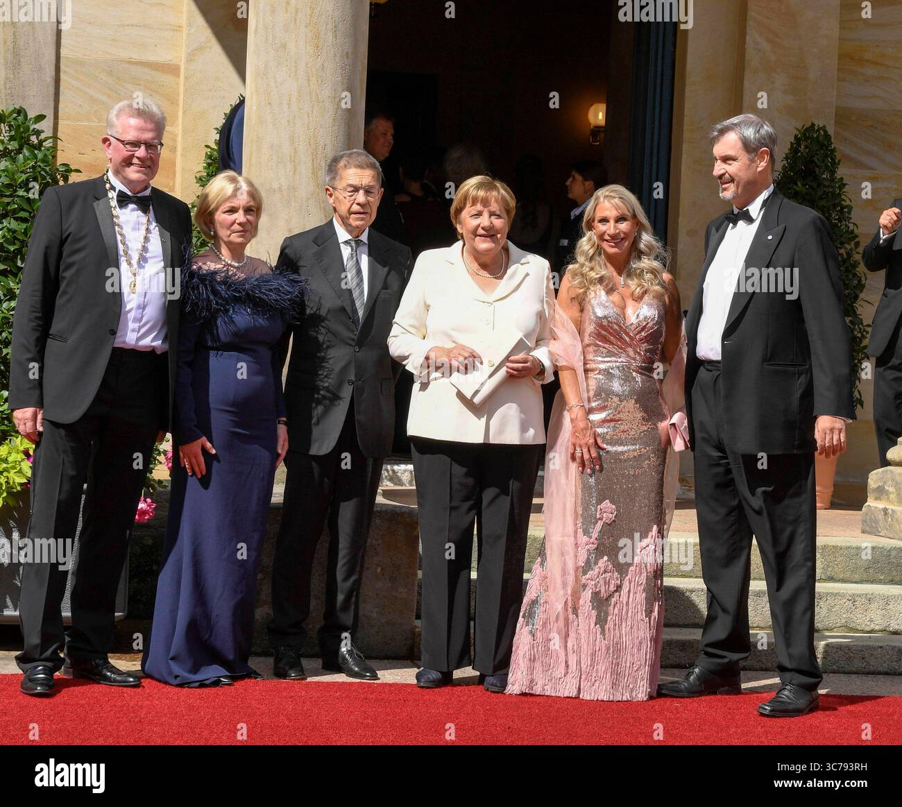abb OB Thomas Ebersberger mit Ehefrau Angela Merkel mit Ehemann Joachim ...