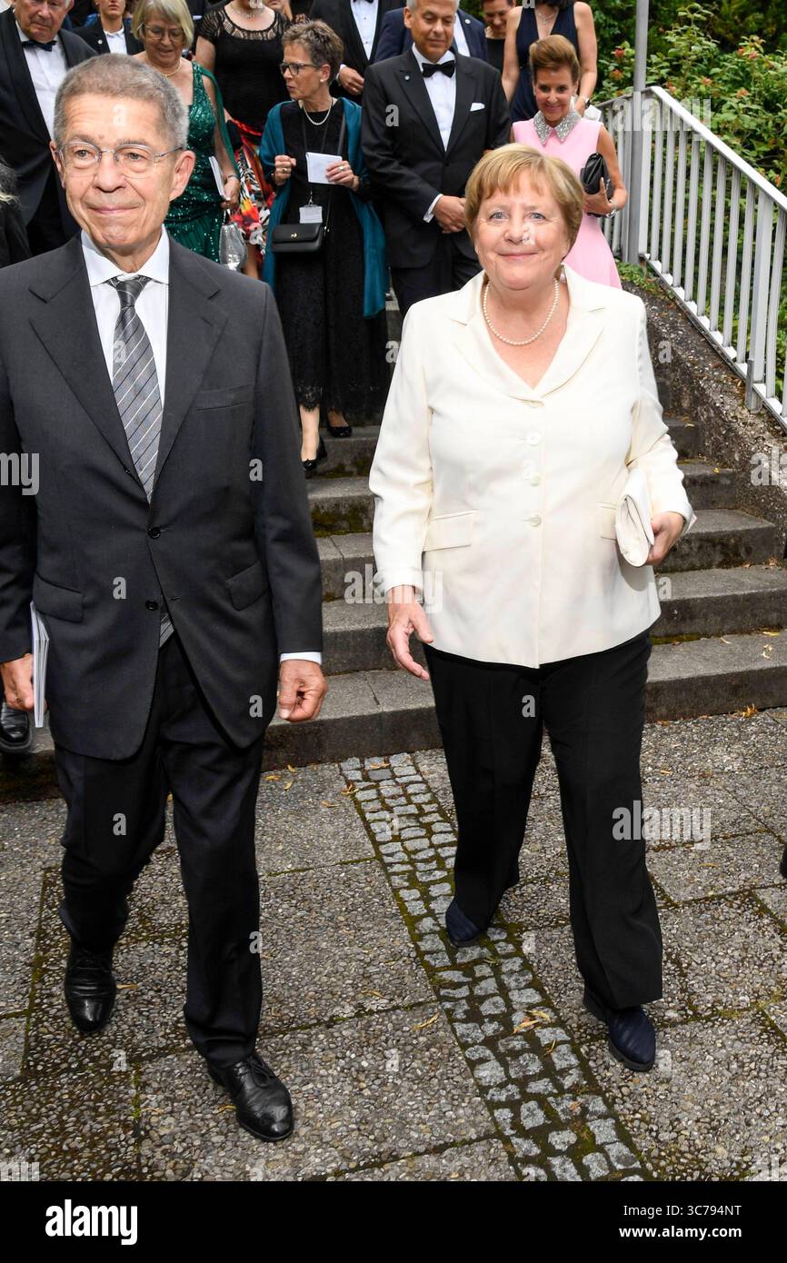 abb Angela Merkel ex Kanzlerin mit Ehemann Joachim Sauer in der Pause ...