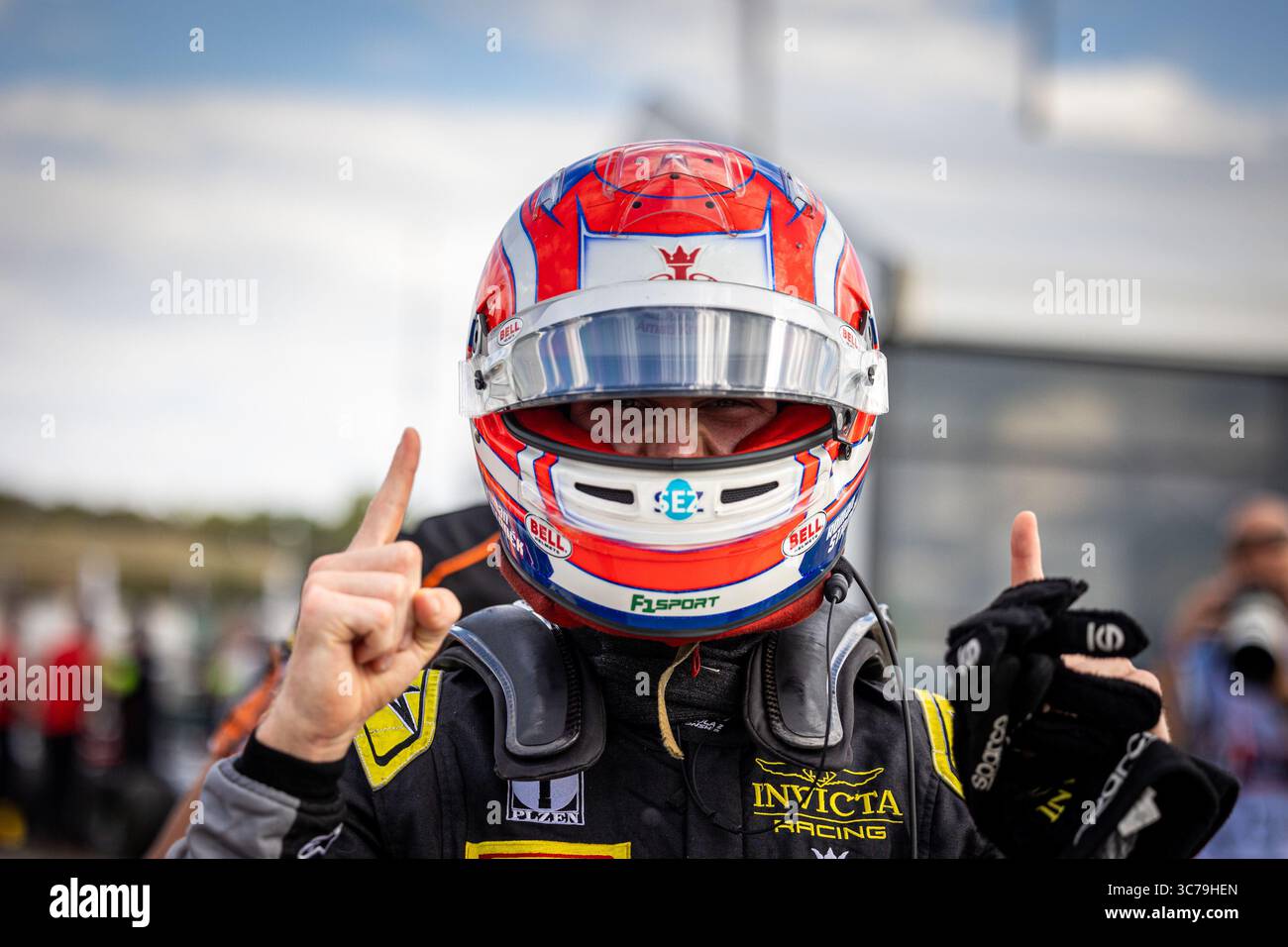 STANEK Romane (cze), Invicta Racing, Dallara F2 2024, portrait during ...