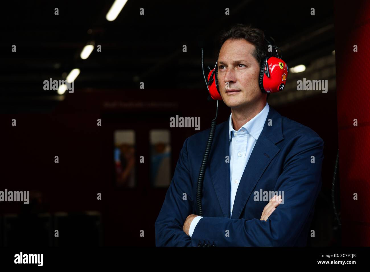 ELKANN John (ita), Ferrari President, portrait during the 2025 Formula ...