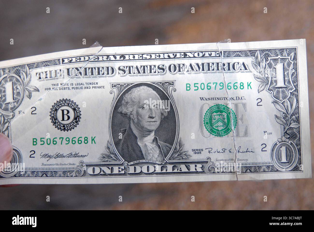Copenhagen/ Denmark/1ST,AUGUST 2025/American dollar bill in one dollar ...