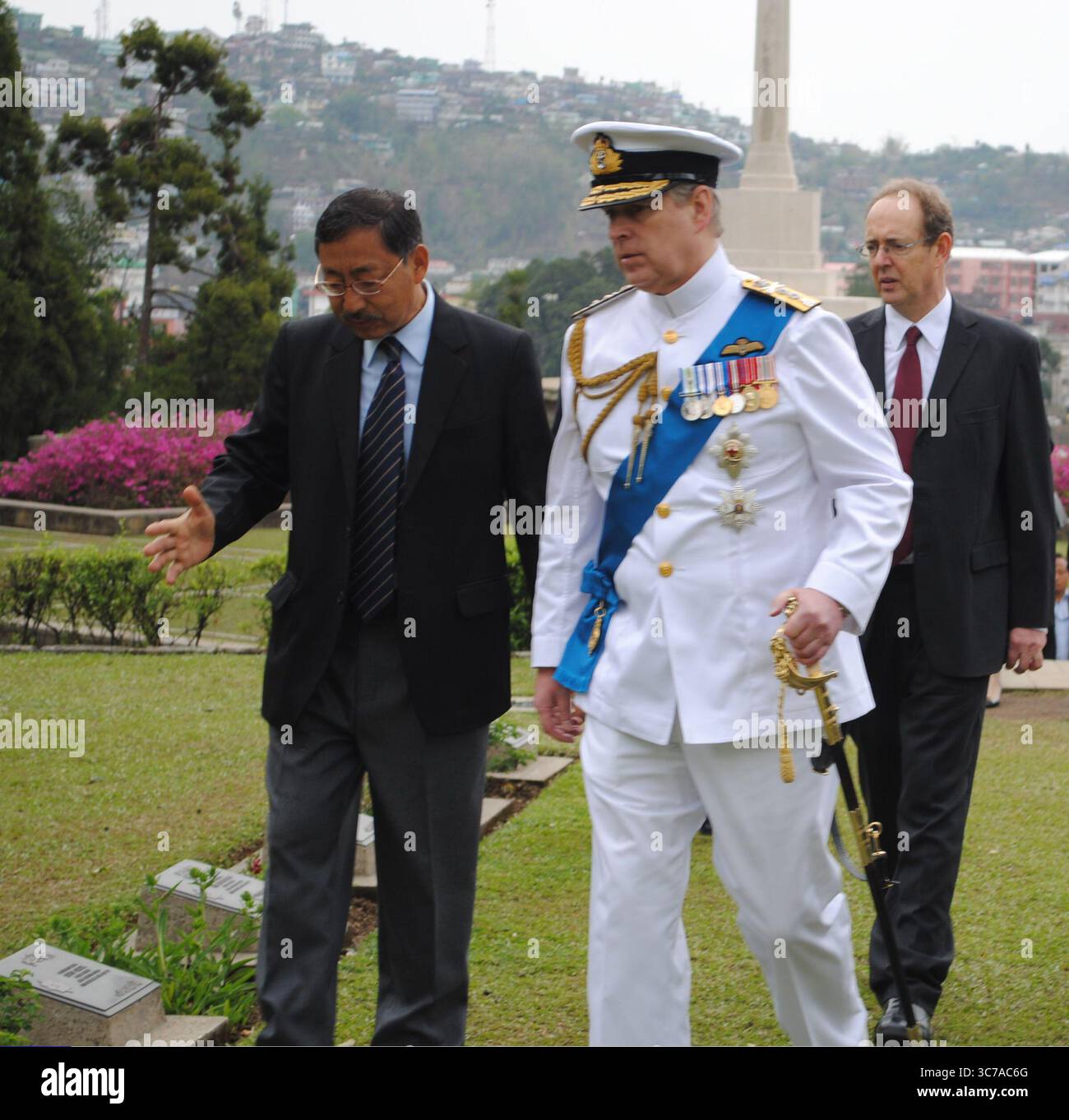 USA RIGHTS ONLY !!!.Prince Andrew, the Duke of York, paid homage to the ...