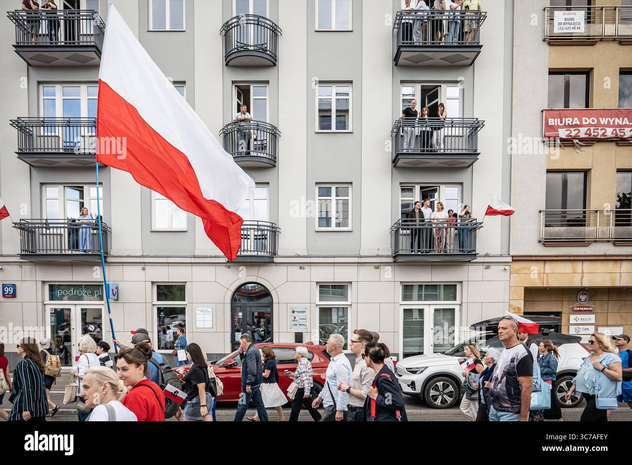 Warsaw, Poland. 1st Aug 2025. People commemorate the 81st anniversary ...
