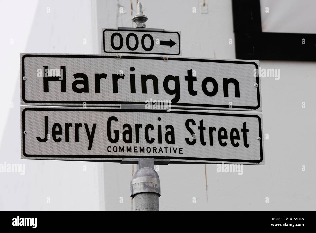 The Jerry Garcia Street sign is shown after its unveiling in San ...