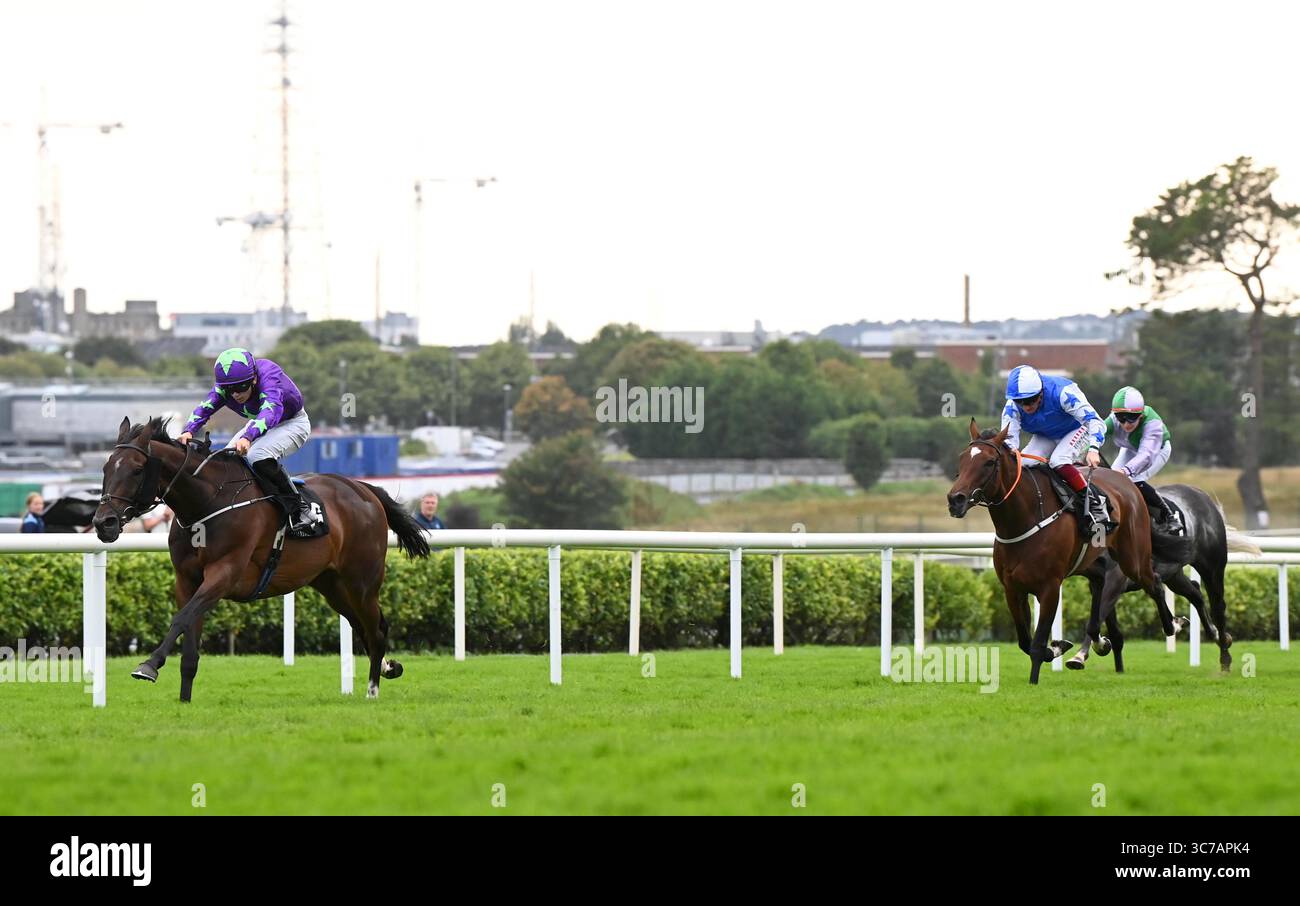 Taipan ridden by Keithen Kennedy (left) on their way to winning the ...