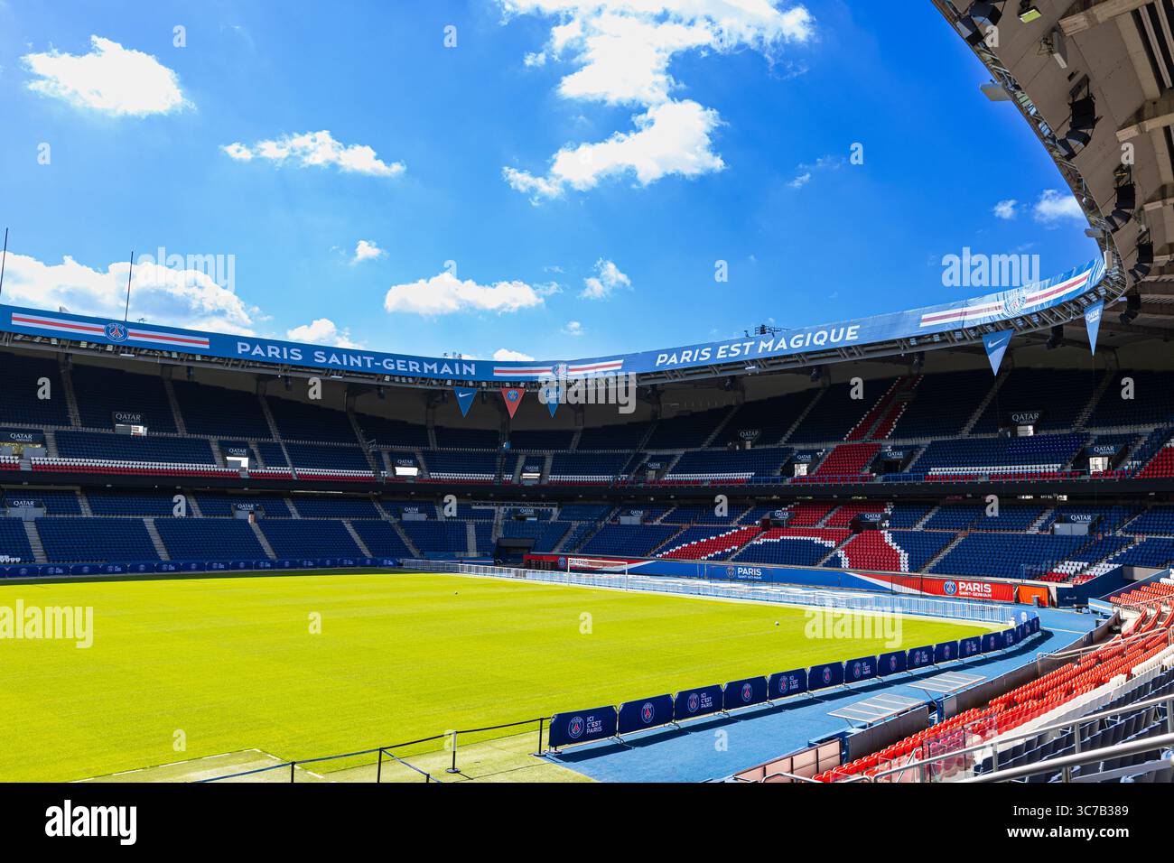 Parc des Princes, football stadium of PSG, Paris, France Stock Photo ...