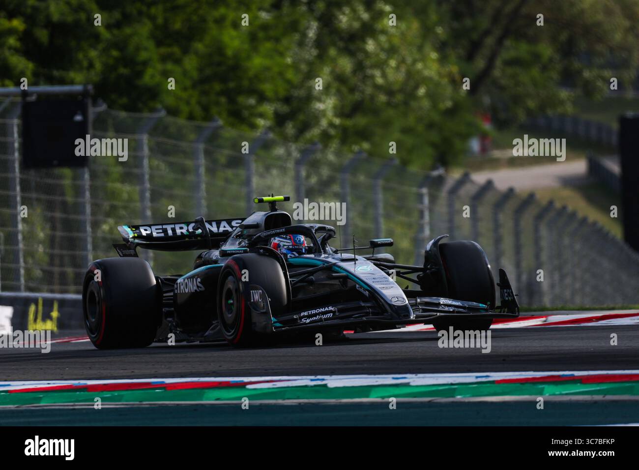 Budapest, Hungary. 1 Aug, 2025. Andrea Kimi Antonelli, during the ...