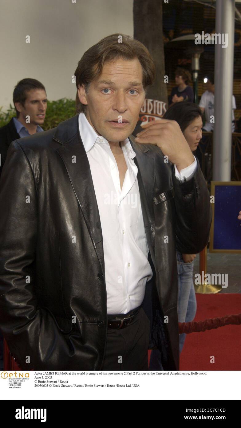 Actor JAMES REMAR at the world premiere of his new movie 2 Fast 2 ...