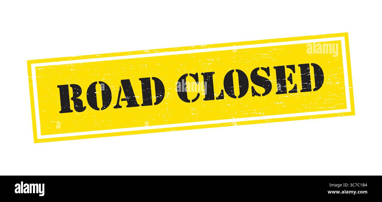 Emergency closure sign Stock Vector Images - Alamy