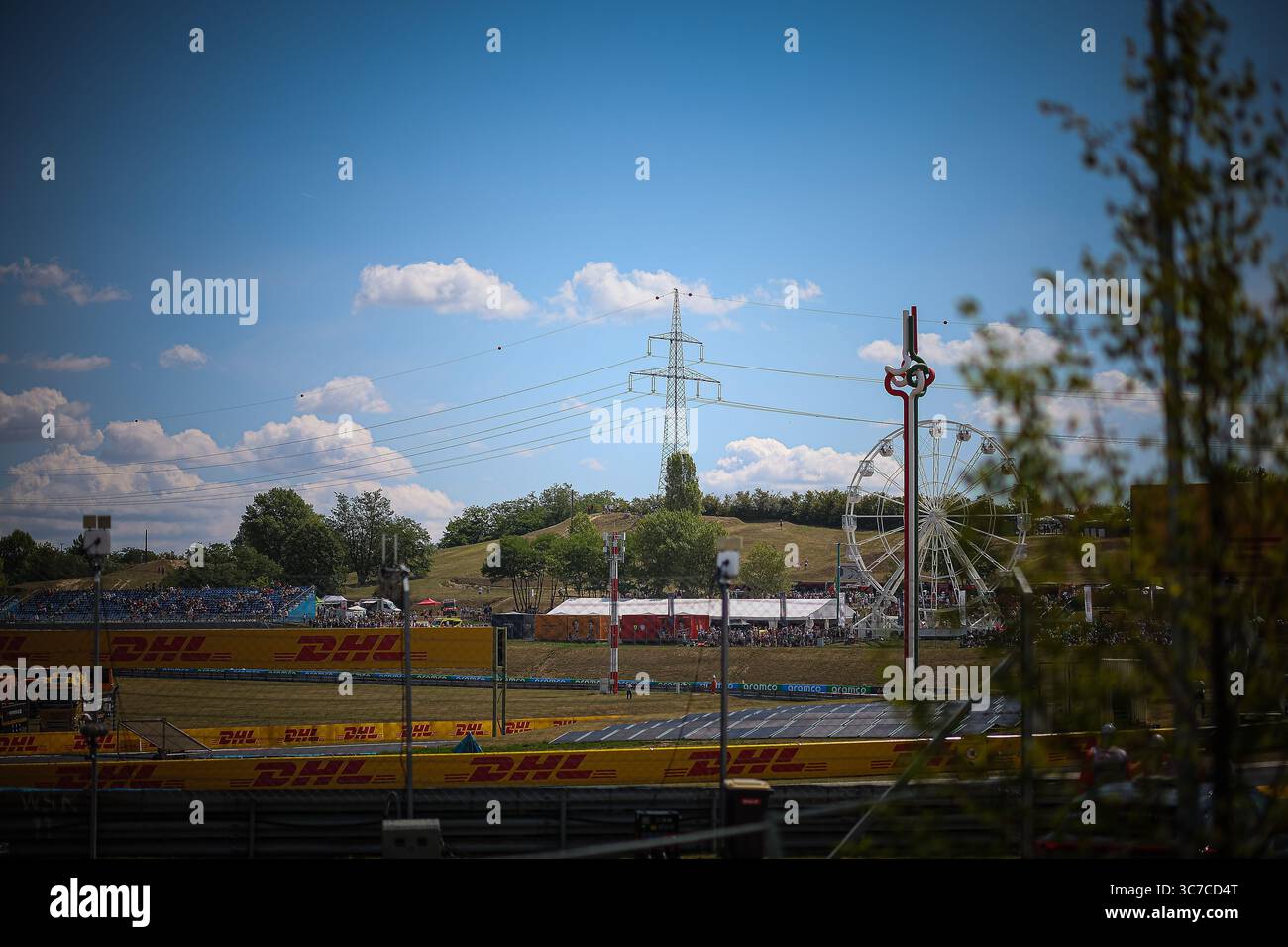 Hungaroring Track detail, during the Hungarian GP, Budapest 31 July-4 ...