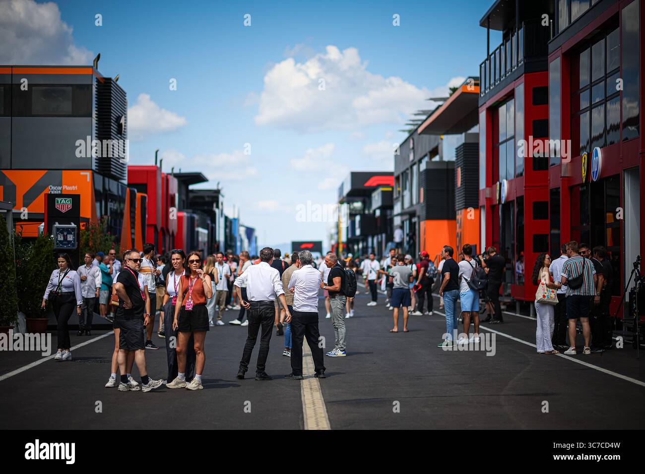 General atmosphere, during the Hungarian GP, Budapest 31 July-4 August ...