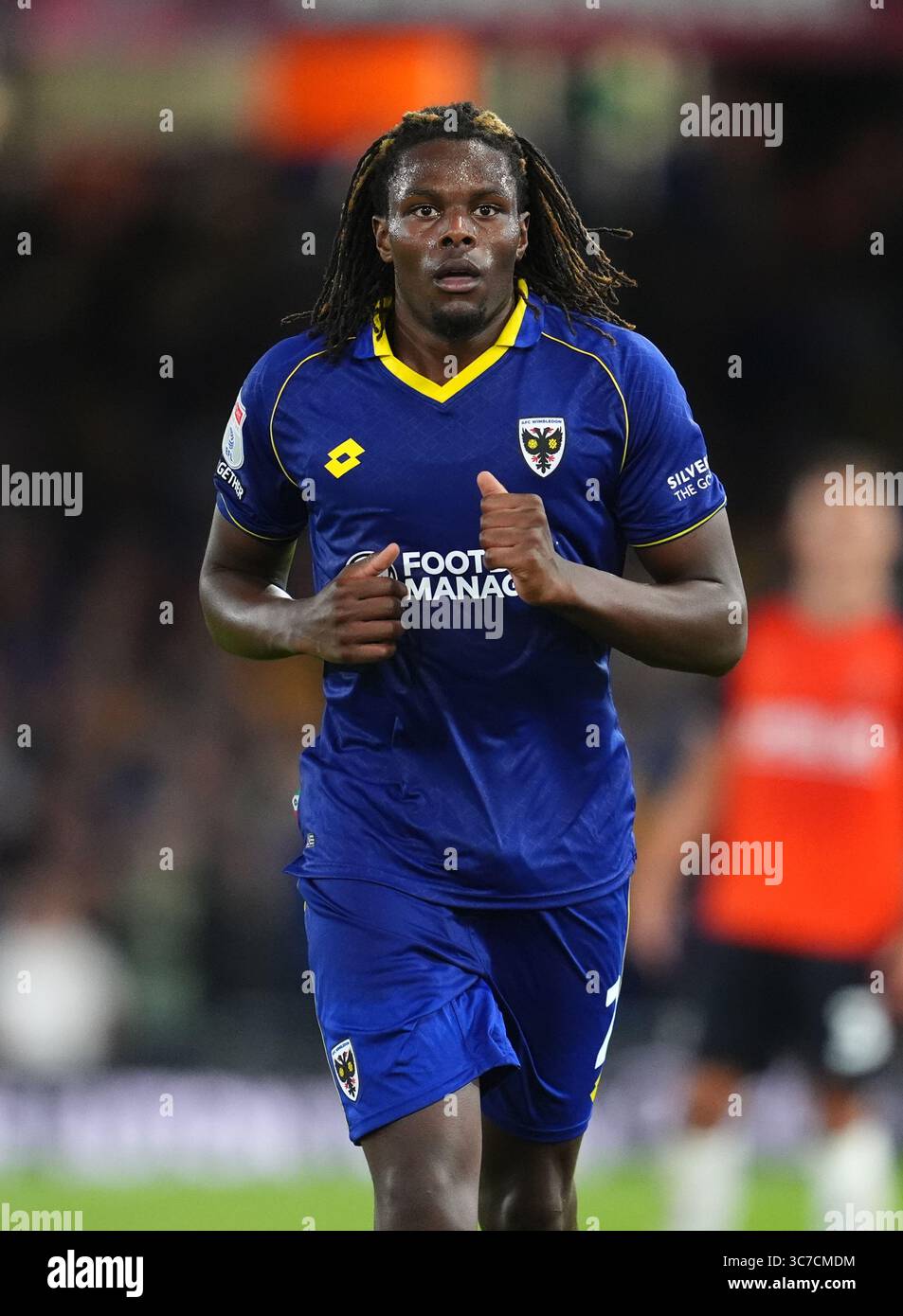 AFC Wimbledon's Nathan Asiimwe during the Sky Bet League One match at ...