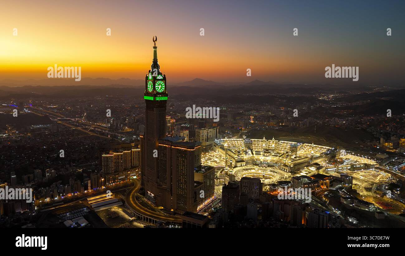 Saudi hajj makkah aerial hi-res stock photography and images - Alamy