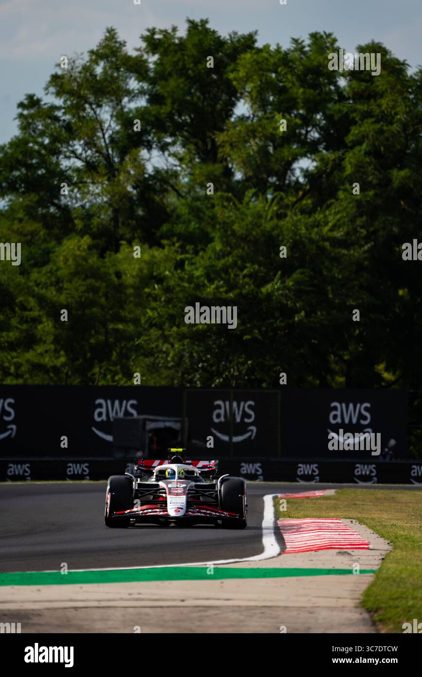 MoneyGram Haas F1 Team's British driver Oliver Bearman during free ...