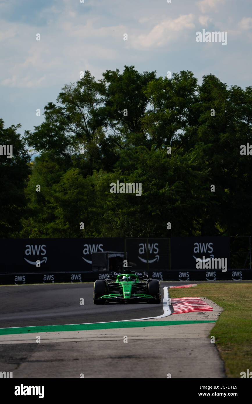 Stake F1 Team Kick Sauber's German driver Nico Hulkenberg during the ...