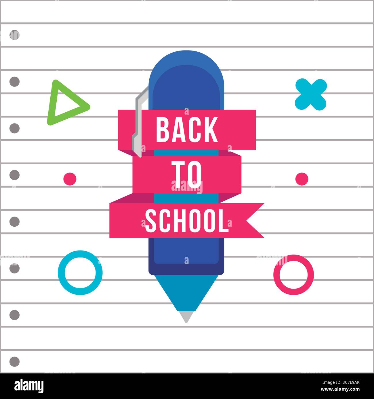 Notebook blue pen text Stock Vector Images - Alamy