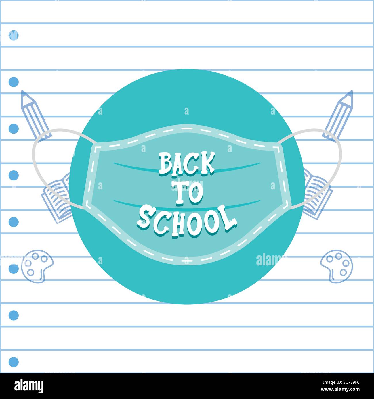 Back mask face Stock Vector Images - Alamy