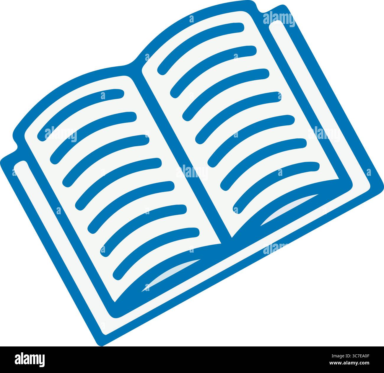 Open book outline icon. Vector Stock Vector Image & Art - Alamy