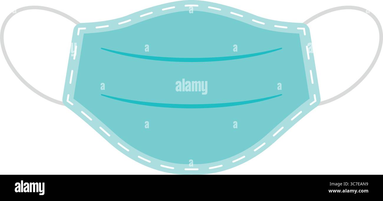 Doctor covering face mask Stock Vector Images - Alamy