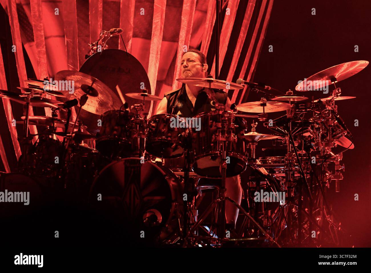 Jimmy Chamberlin during the The Smashing Pumpkins - The Aghori Tour ...