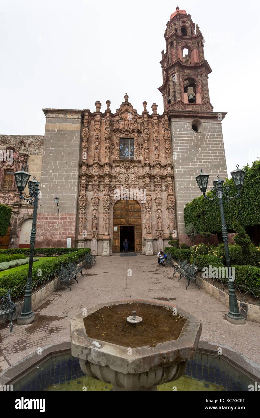 Saint Francis Monastery at San Miguel Allende, Guanajuato, Mexico Stock ...