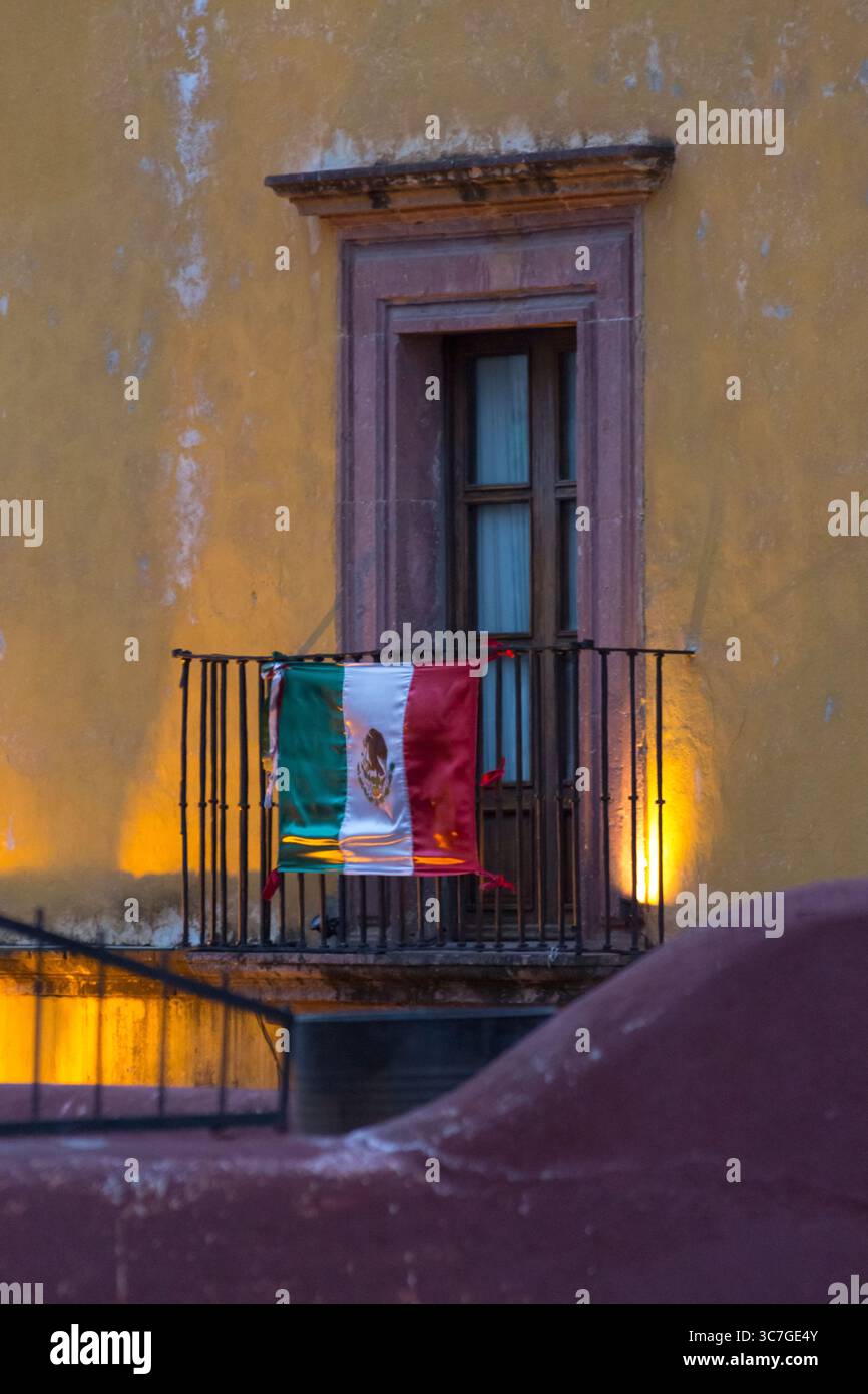 Architectural Details and the Mexican Flag at San Miguel Allende ...