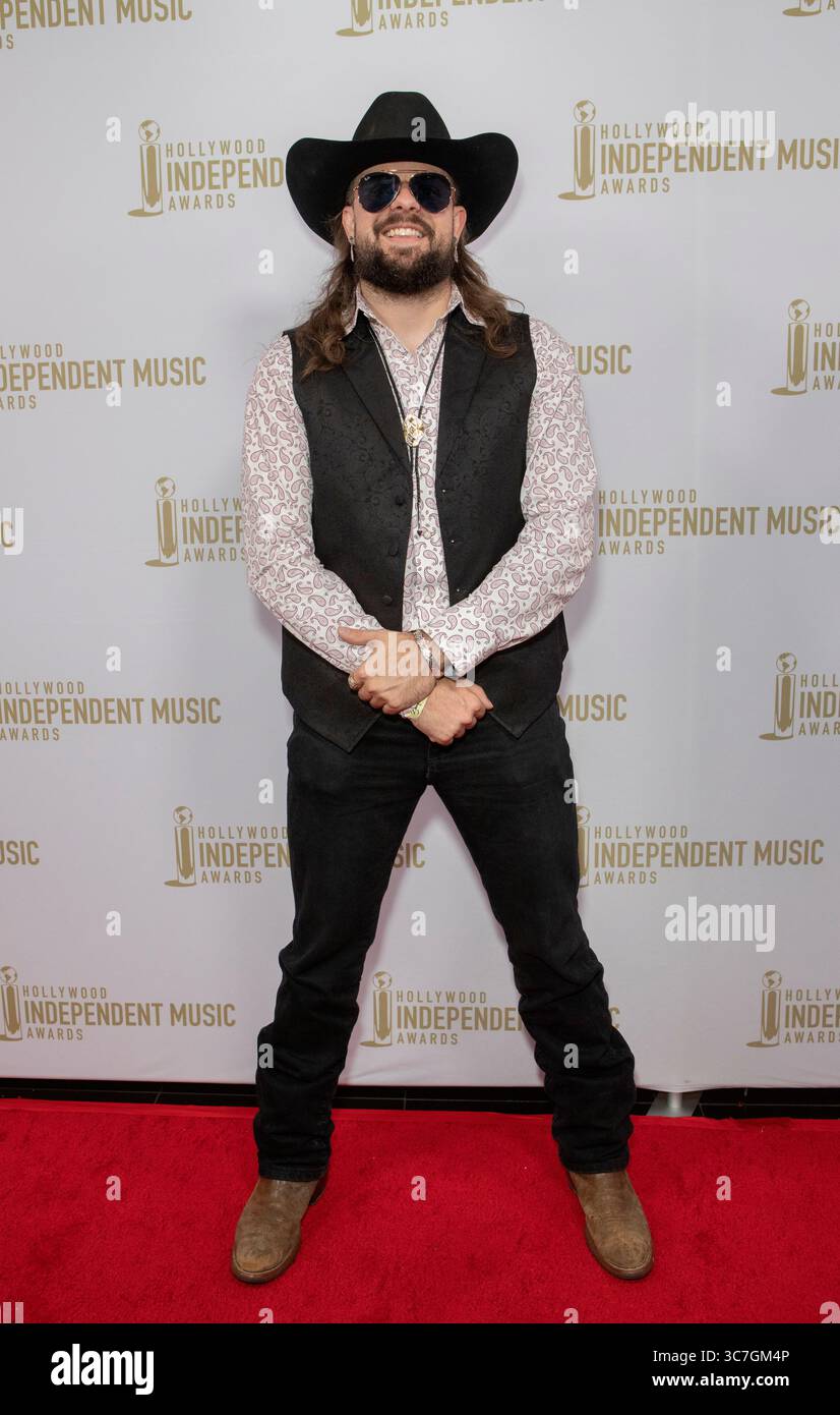 Austin Martin arrives at the Hollywood Independent Music Awards held at ...
