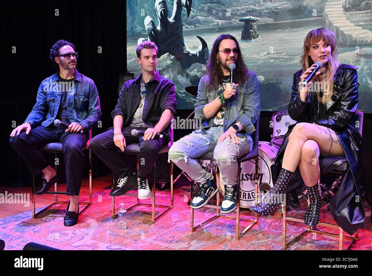 Nashville, USA. 01st Aug, 2025. Josh Smith, Arejay Hale, Joe Hottinger ...
