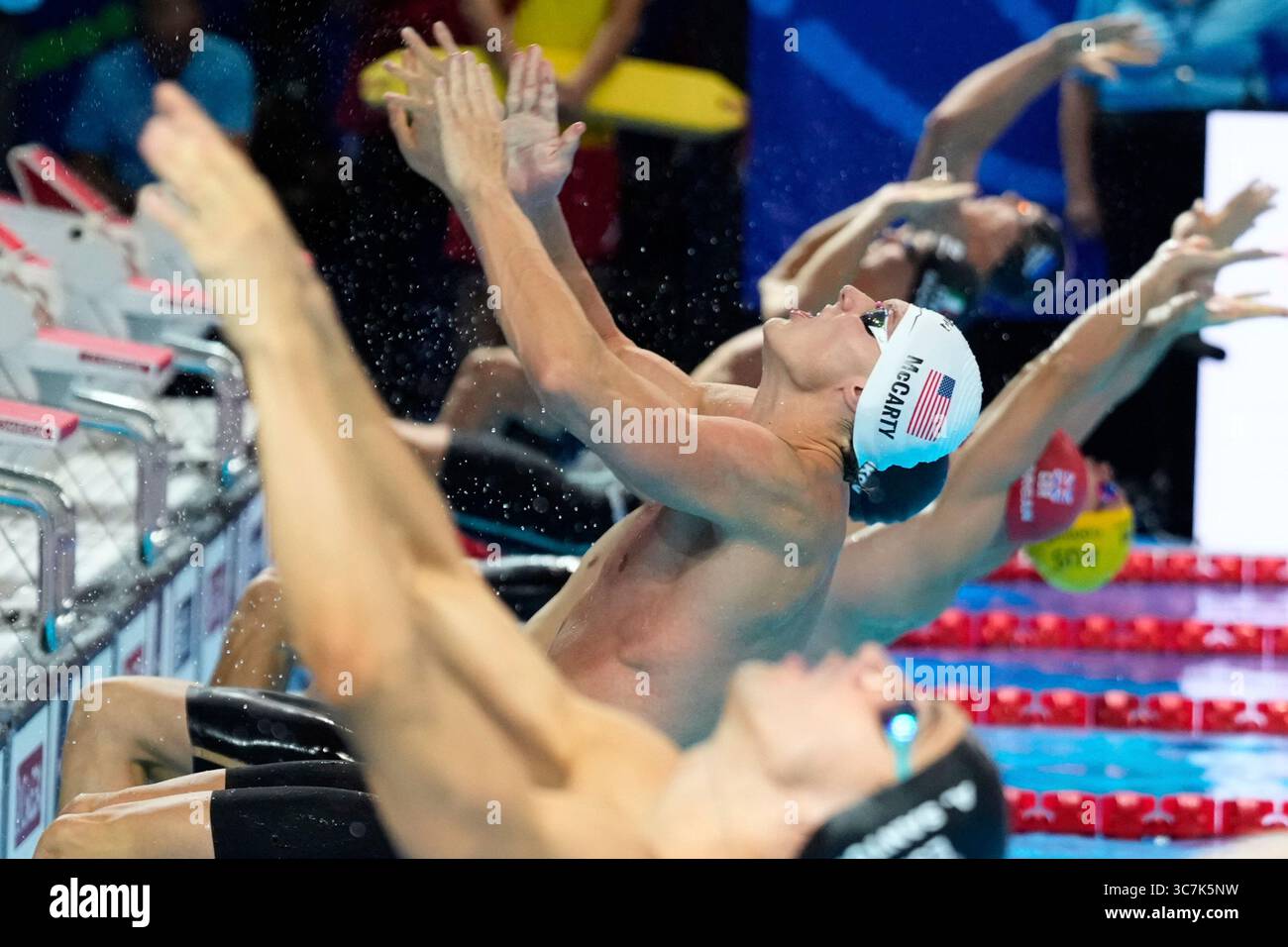 Quintin McCarty of the United States competes in the men's 50-meter ...