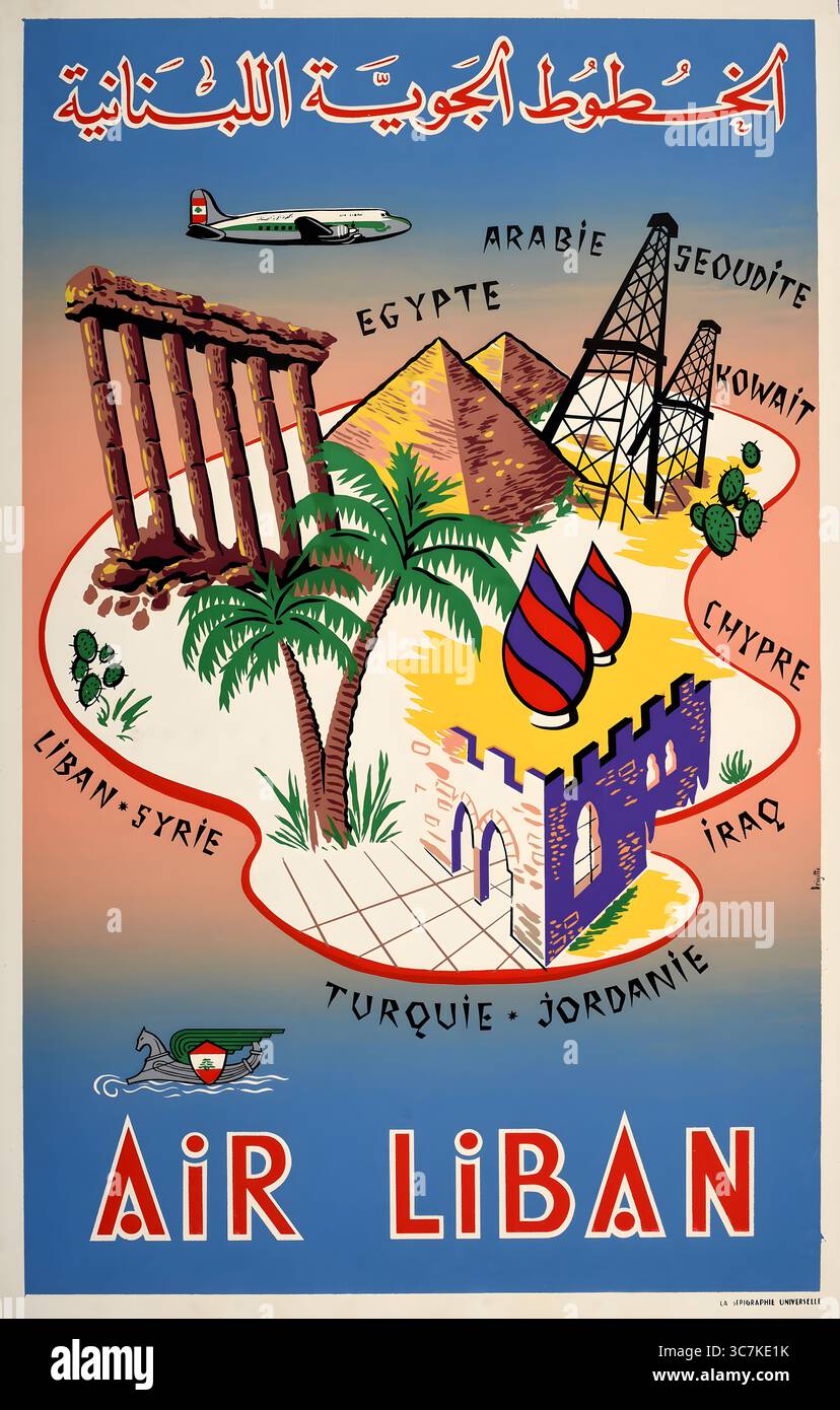 Iraq vintage poster hi-res stock photography and images - Alamy
