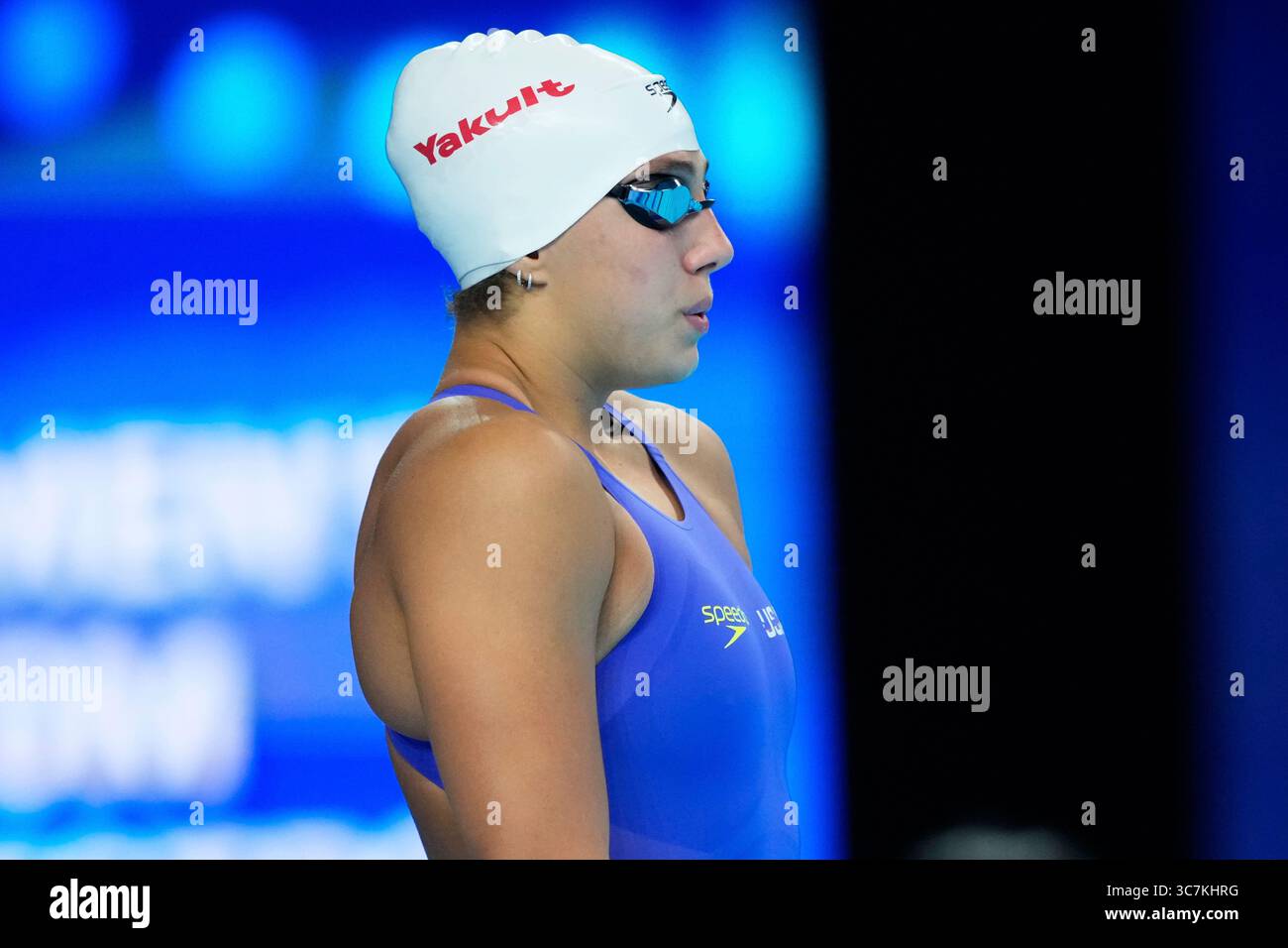 McKenzie Siroky of the United States prepares to compete in the women's ...