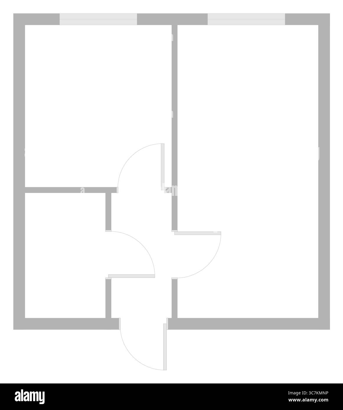 Empty Room Floor Plan Sketch