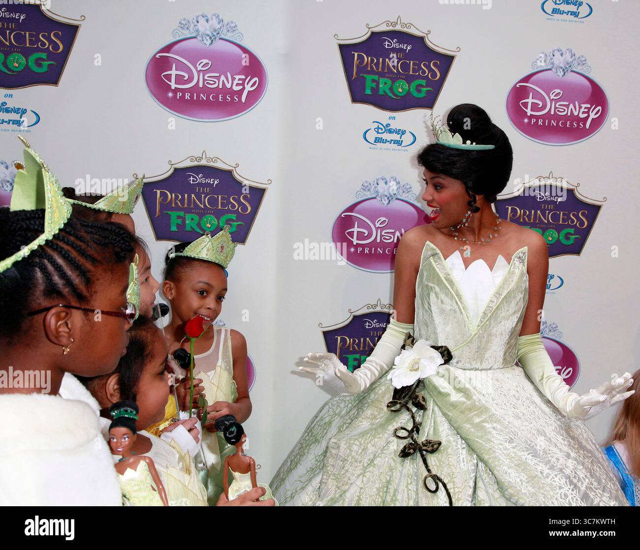 Princess Tiana pictured at the Disney Princess Royal Court Crowning ...