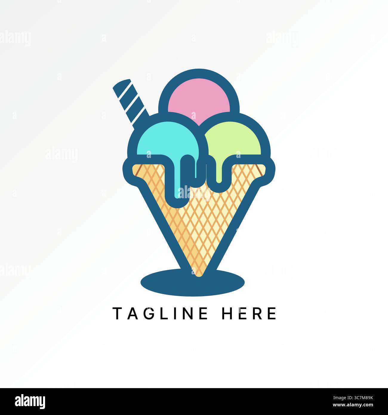 Frozen yogurt topping Stock Vector Images - Alamy