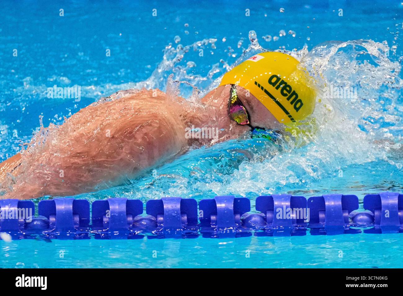 Samuel Short of Australia competes in the men's 1500-meter freestyle ...