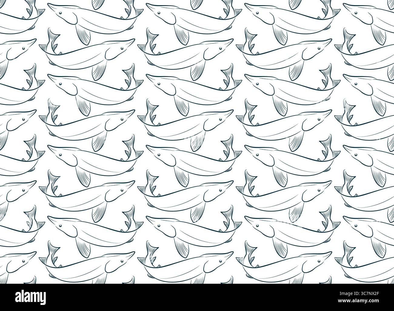 Blue school fish on Stock Vector Images - Alamy