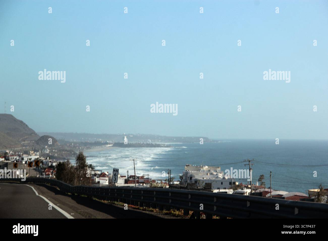 Rosarito, Baja California - Mar 15, 2025: Rosarito Beach is a beach in ...