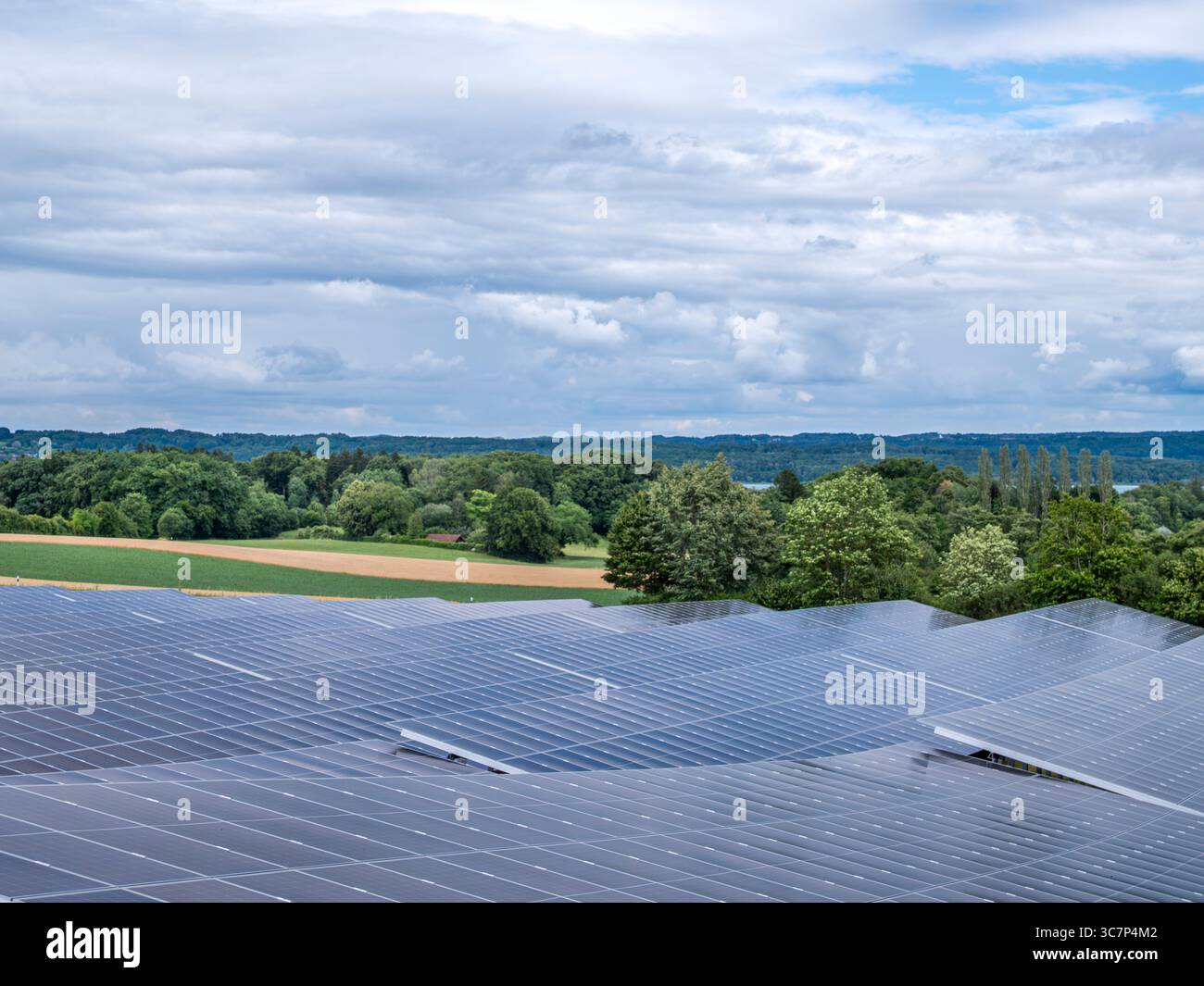 Photovoltaic system at the ammersee hi-res stock photography and images ...