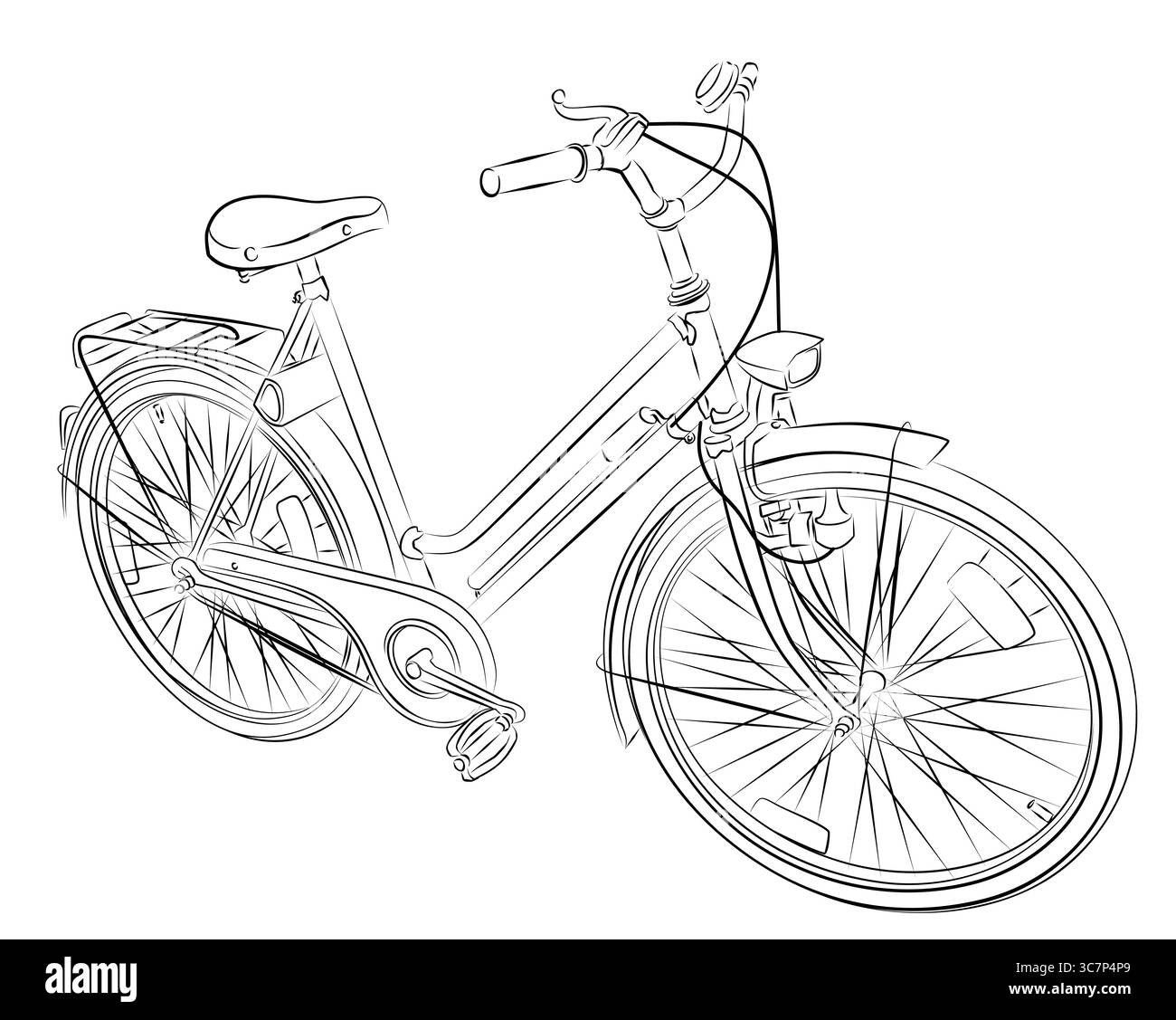 Female bike Black and White Stock Photos & Images - Alamy