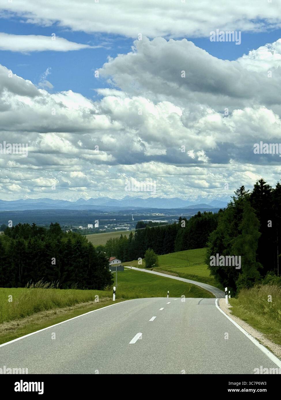 Long road stretches through hi-res stock photography and images - Alamy