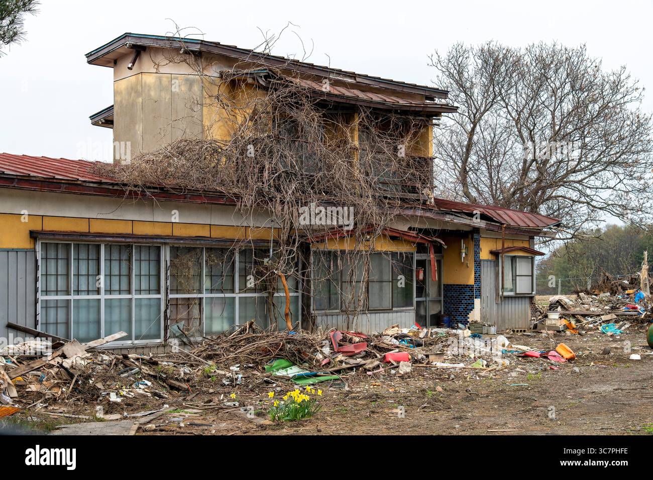 An abandoned, dilapidated and vacant house in rural Japan (Akiya in ...