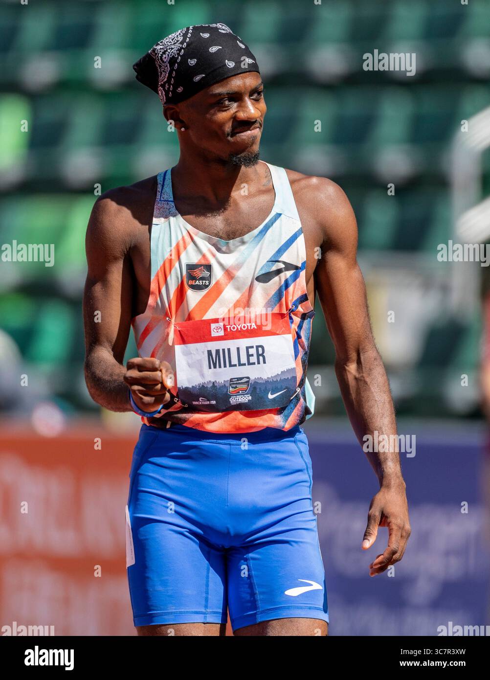 August 01 2025 Eugene, OR U.S.A. CAPTION CORRECTION: 800 meters athlete ...