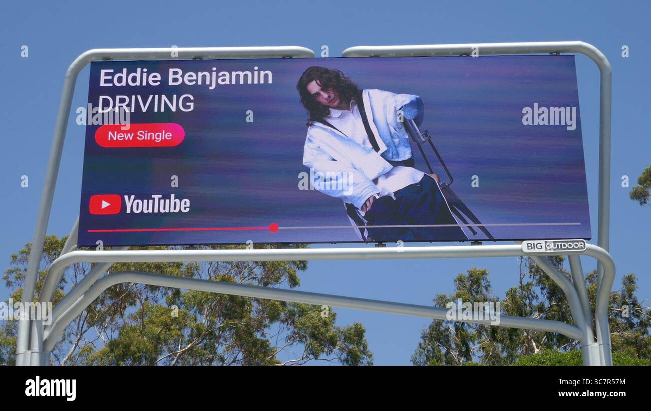 Los Angeles, California, USA 1st August 2025 Eddie Benjamin Driving New ...