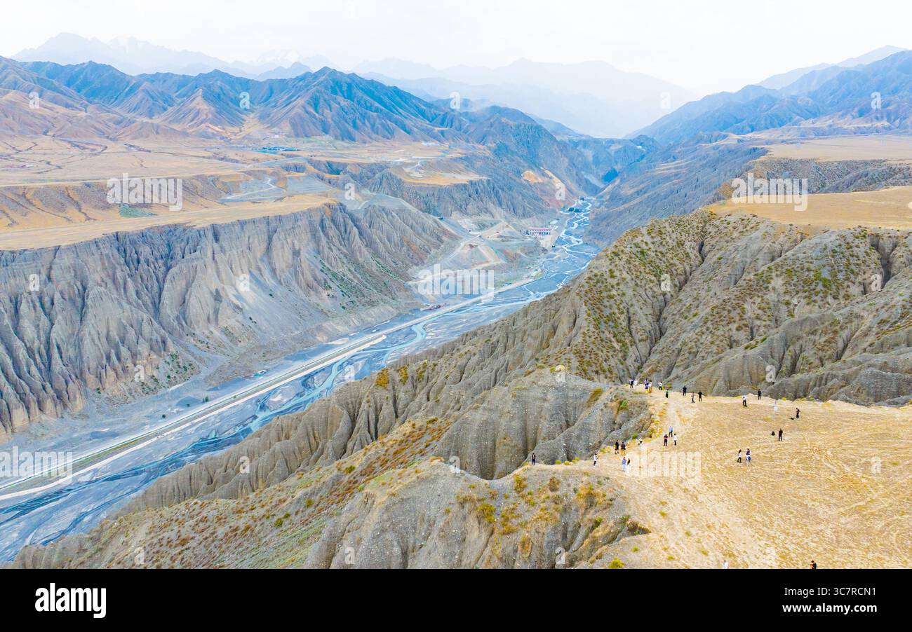 WUSU, CHINA - JULY 28, 2025 - Tourists are visiting the Wusu Grand ...