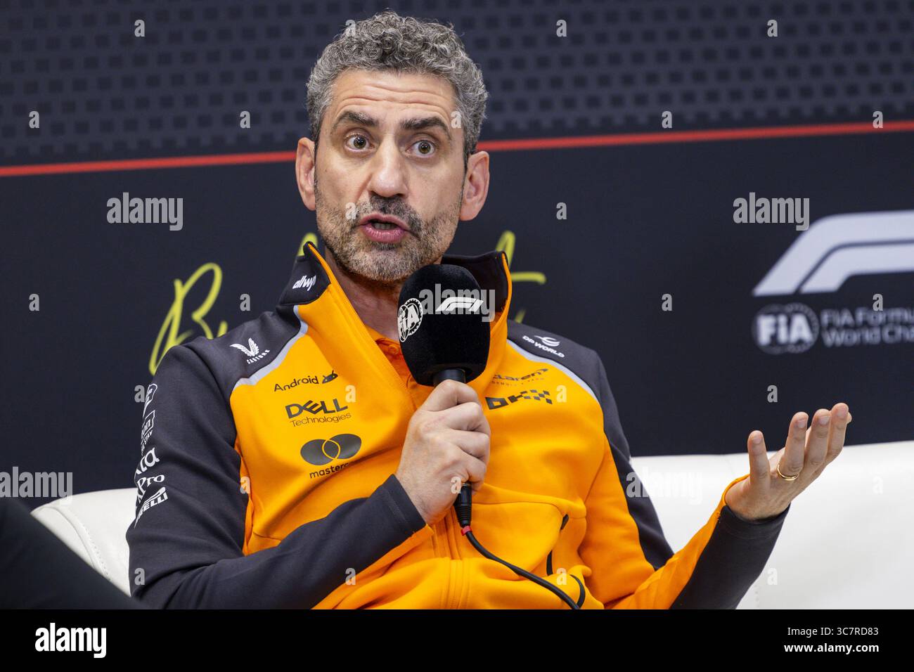 Press conference, STELLA Andrea (ita), Team Principal of McLaren F1 ...