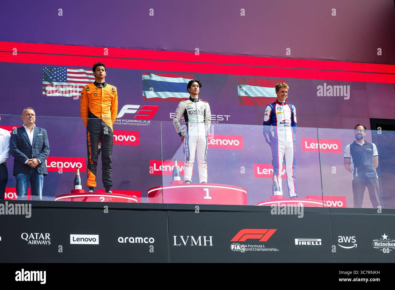 Podium: 11 INTHRAHUVASAK Tasanapol (tha), Campos Racing, Dallara F3 ...