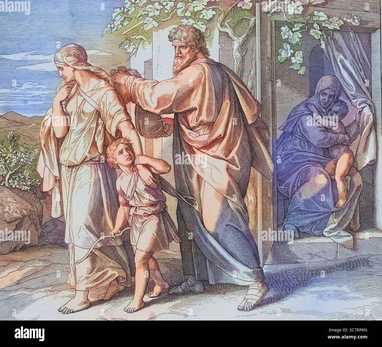 Biblical story, Hagar, an Egyptian slave who is given to Abraham as his ...