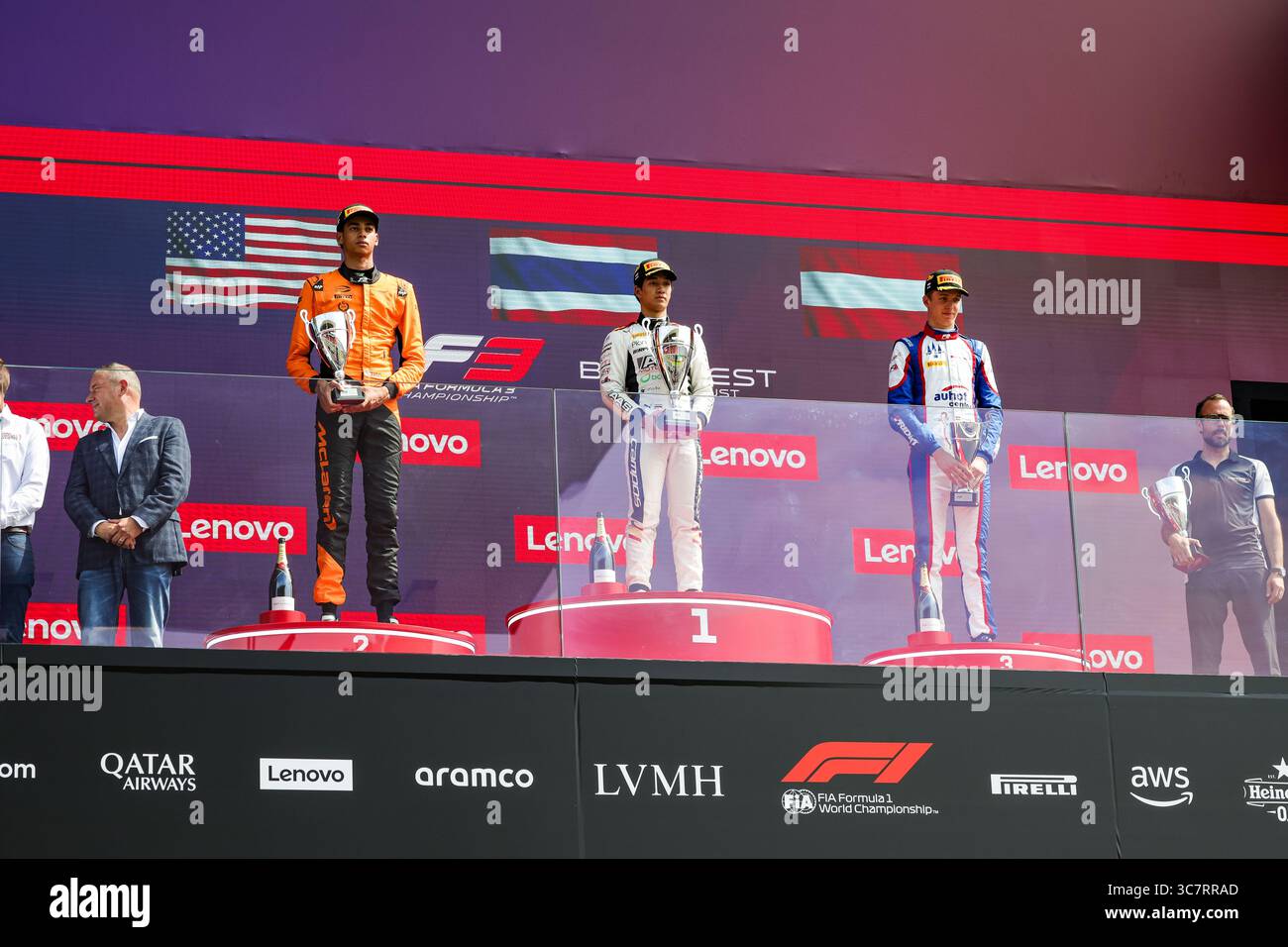 Podium: 11 INTHRAHUVASAK Tasanapol (tha), Campos Racing, Dallara F3 ...