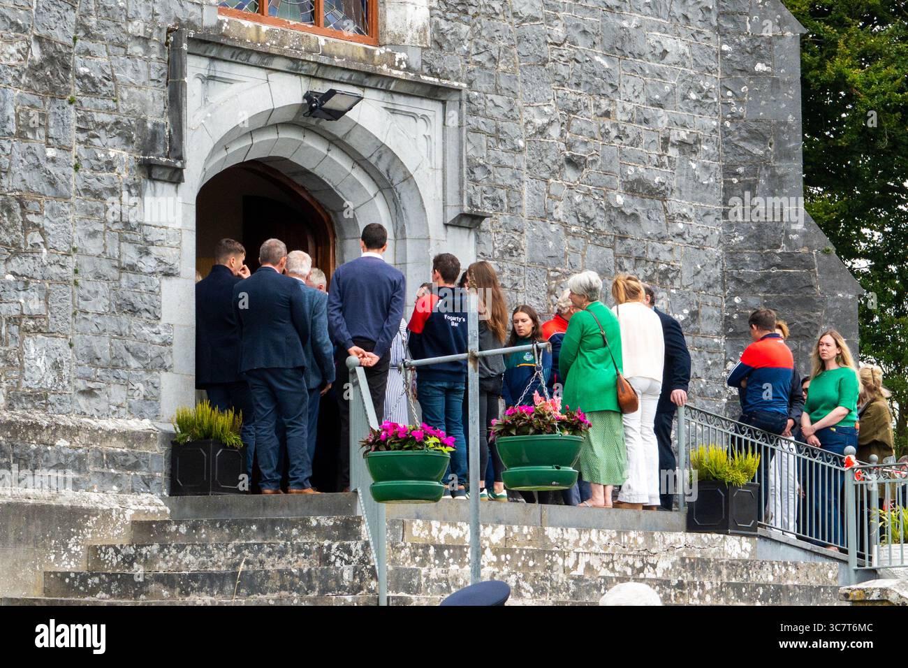 Mourners fill the church at the funeral for Vanessa Whyte and her ...